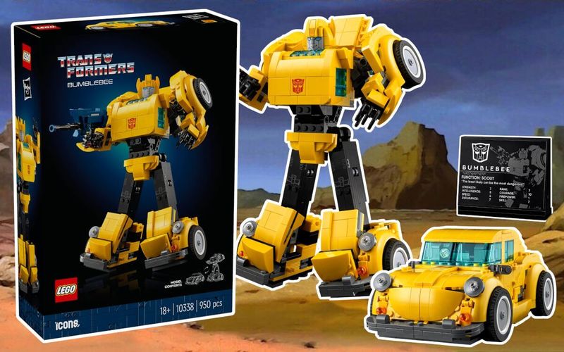 LEGO Icons 2024: Transformers Bumblebee revealed for July!