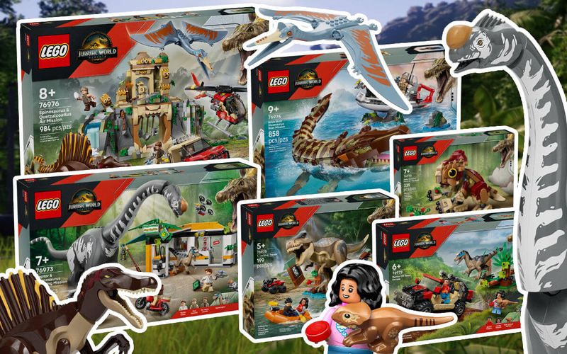 LEGO Jurassic World Rebirth Sets revealed for June 2025!