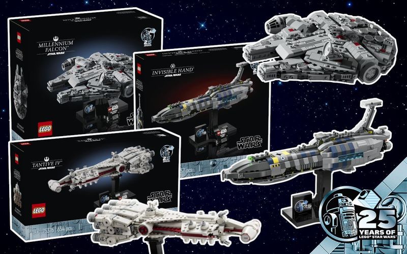 LEGO Star Wars 25 Years Midi Scale Ships: Invisible Hand & more revealed!