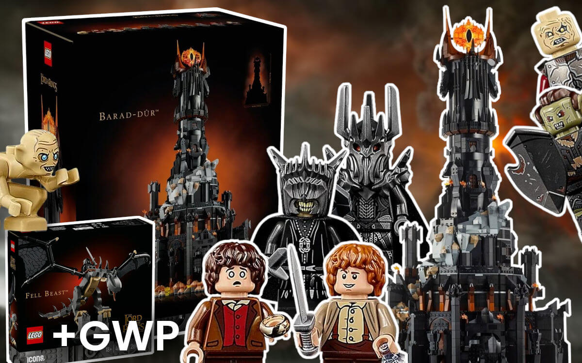 LEGO Lord of the Rings 10333: Barad-Dur & GWP revealed!