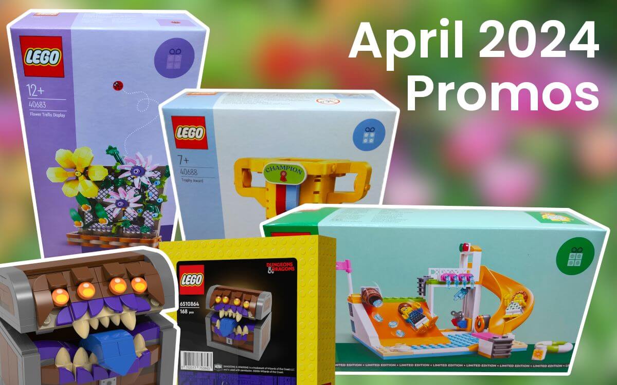 LEGO April 2024 Promos: First look at Flower Trellis & more!